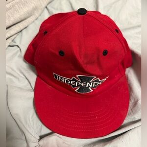 Accessories | Red Independent Trucks Logo Cap | Poshmark
